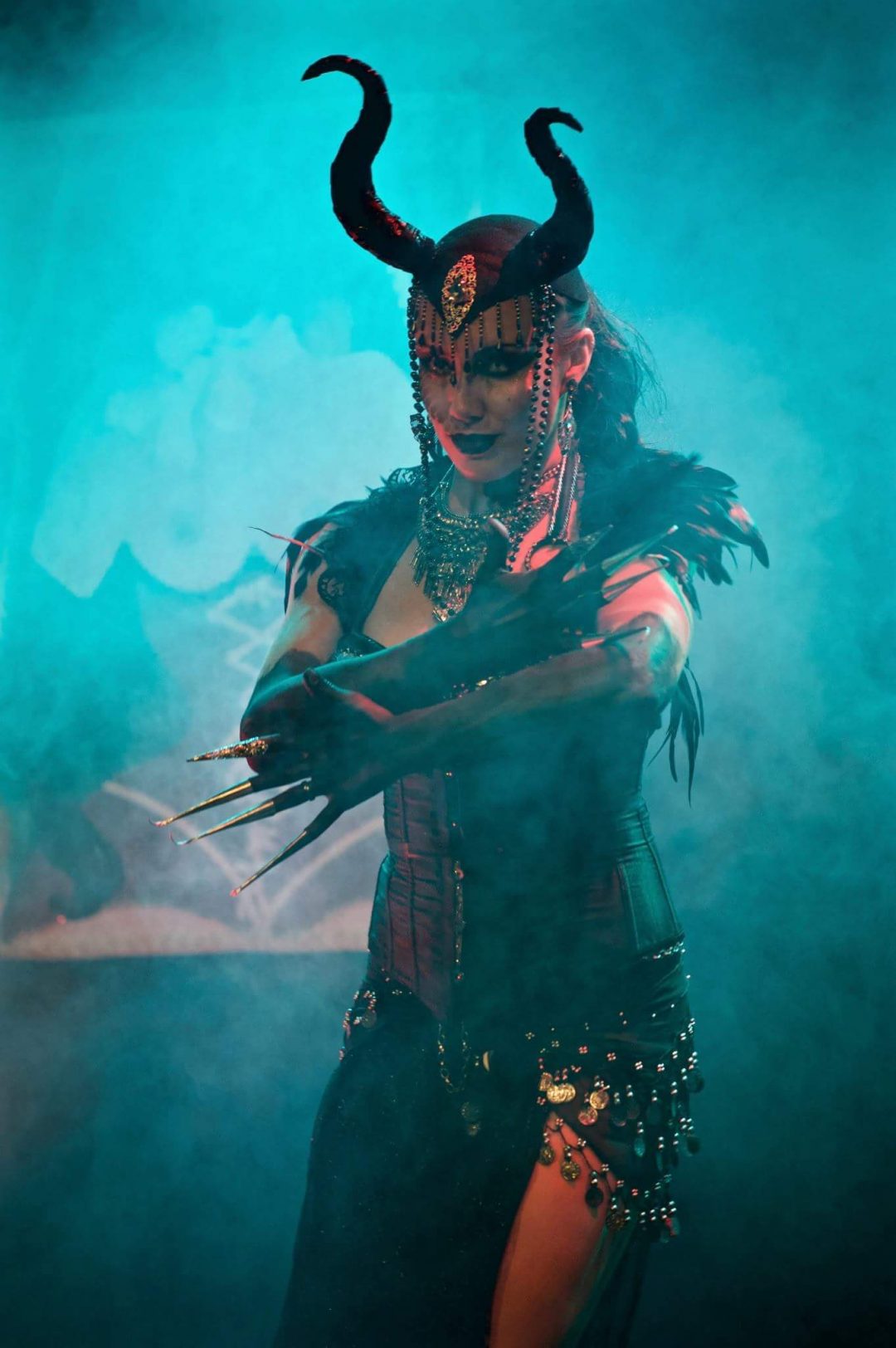 Elena La Gatta. Burlesque Showtime in Strasbourg.